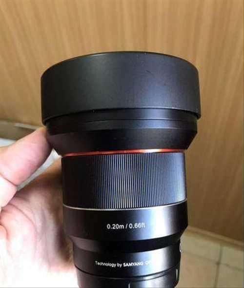 Объектив samyang 14 mm AF Sony e