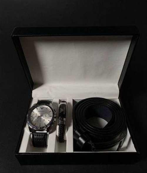 Часы + Ремень Rolex, Armani, Boss