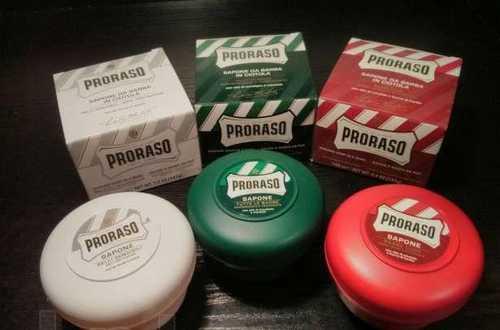 Белое мыло для бритья proraso