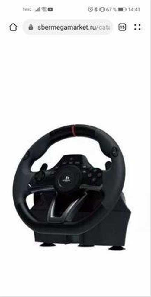 Игровой руль Hori Racing Wheel Apex (PS4-052E)