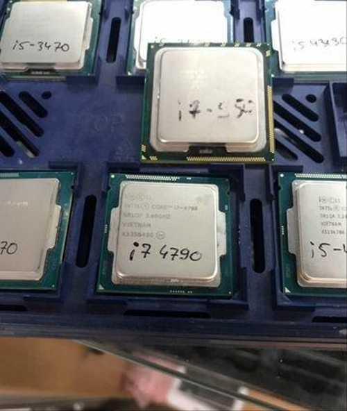 Поврежденный процессор фото Intel Core i7 4790. Процессор сокет 1150 купить