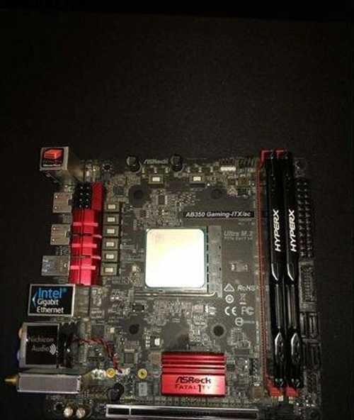 Ryzen 2300x, asrock am4 mini itx, 16gb озу