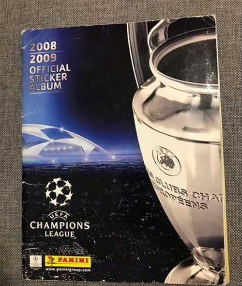 Альбом для наклеек Panini Champions League 08/09