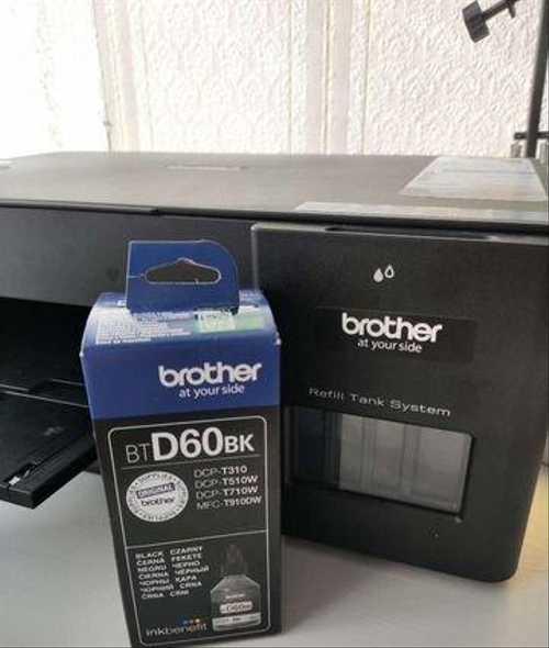 Оригинальные чернила BTD60bk для принтеров brother