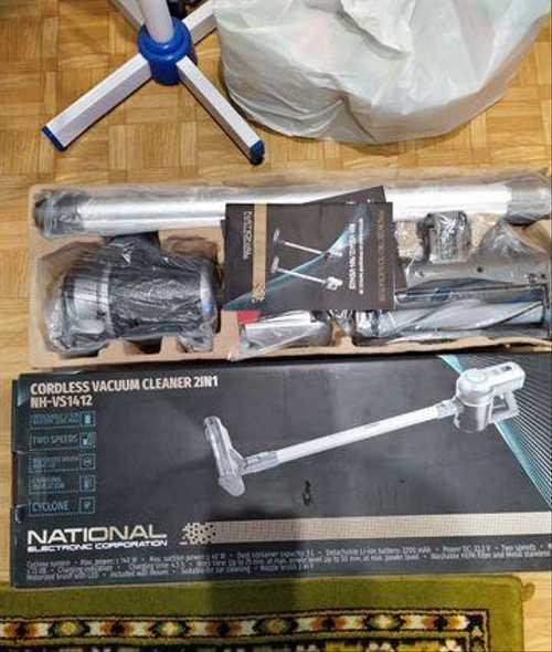 Вертикальный беспроводной пылесос National NH-VS14