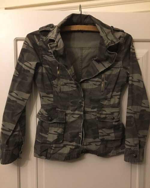 Ветровка куртка пиджак милитари р 42-44