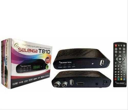 Ресивер DVB-T2 Selenga T81D