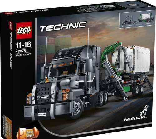 Lego Technic Лего 42078 Грузовик mack, новый