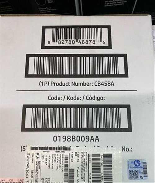 HP CB458A, фьюзер - новый оригинальный