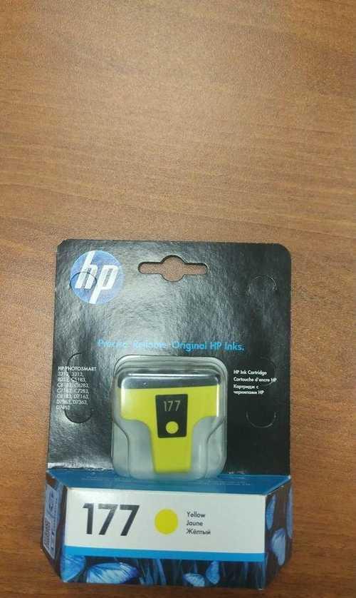 Картридж желтый HP C8773HE. HP177