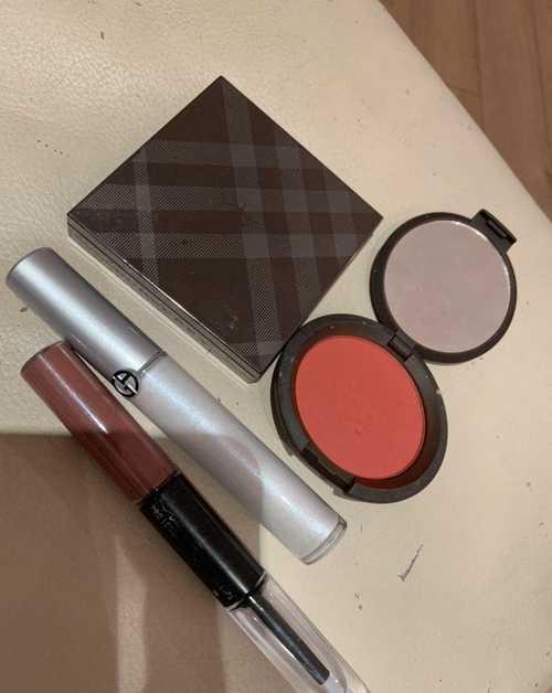 Тинт armani помада mac корректор Burberry румяна B