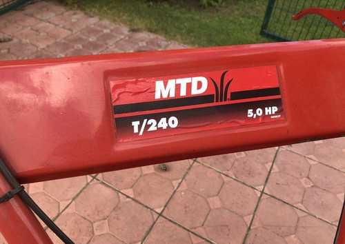 Мотокультиватор MTD T/240 5,0 HP