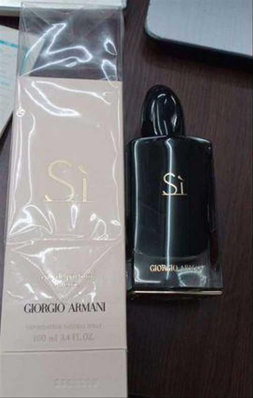 Giorgio armani si intense 100ml парфюм