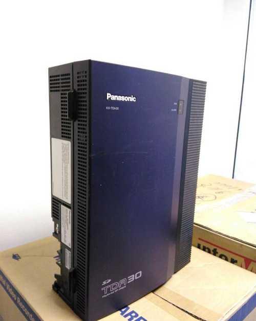 Цифровая мини атс Panasonic KX-TDA30 (8 вн, 4 гиб)