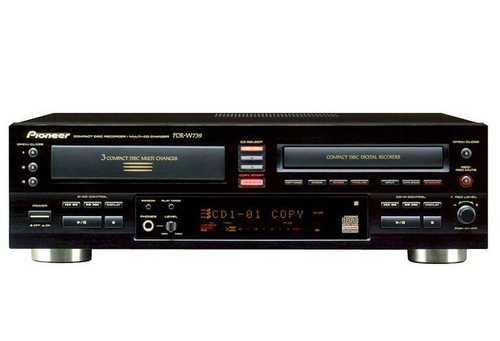 Pioneer W739 Двойная CD-дека с записью CD б/у