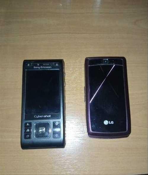 Sony Ericsson c905 и LG KF 300