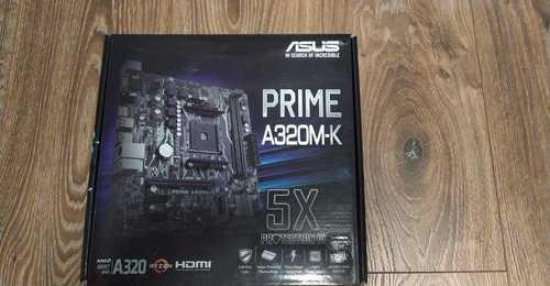 Материнская плата asus prime A320M-k