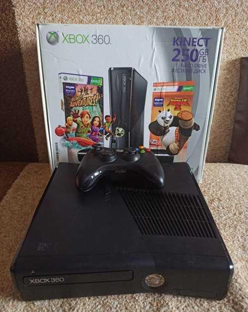 Xbox 360S на 500 гб, freeboot, 60+ игр