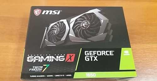 Видеокарта MSI GeForce GTX 1650 gaming X 4G