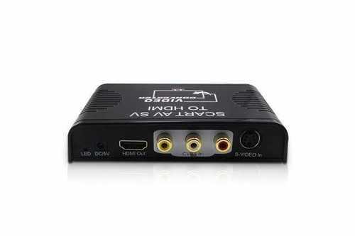 Конвертер bp10 scart - hdmi, s-video, rca