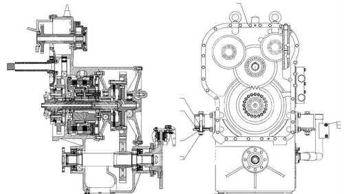 Запчасти кпп на погрузчик Lonking
