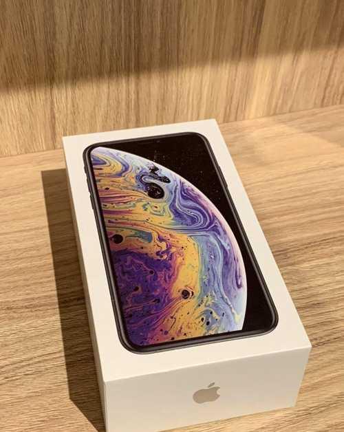 Коробка от iPhone XS 256 с наушниками и зарядкой