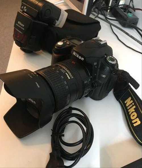 Камера Nikon D90 +SB800+об.AF-S 18-200mm