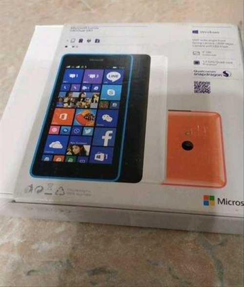 Смартфон Microsoft Lumia 540 Dual SIM с коробкой