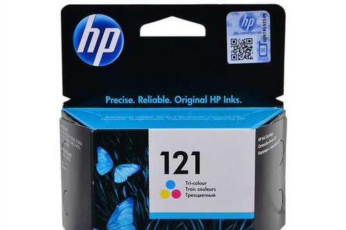 Картридж HP CC643HE 121 цветной оригинальный