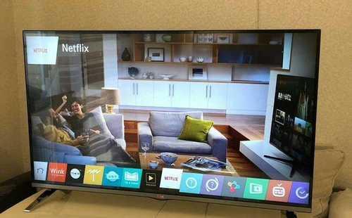 Smart TV LG 43", web OS, Wi Fi, тонкий