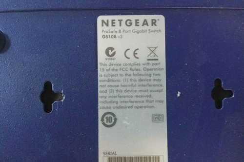 Бу Свитч Netgear GS108 v3