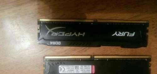 Kingston HyperX fury Black Series HX421C14FBK2/16