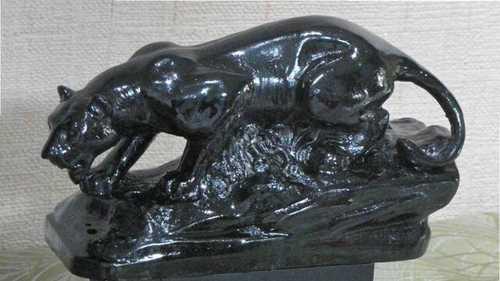 Металическая статуэтка Крадущаяся Пантера