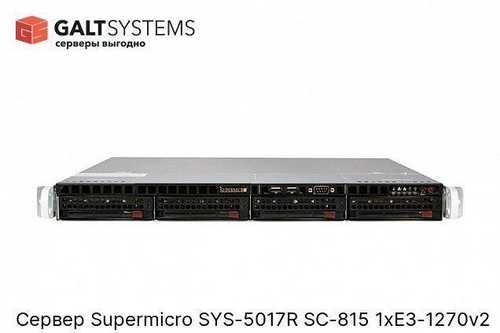 Сервер Supermicro SYS-5017R SC-815 1xE3-1270v2 8GB