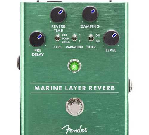 Гитарная педаль marine layer reverb fender