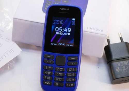 Nokia 105 DS (две сим карты) не б/у