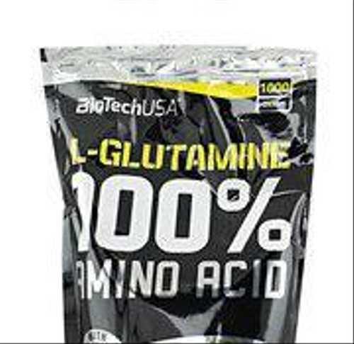 L- Глютамин BioTech USA 100 L- Glutamine -1000гр