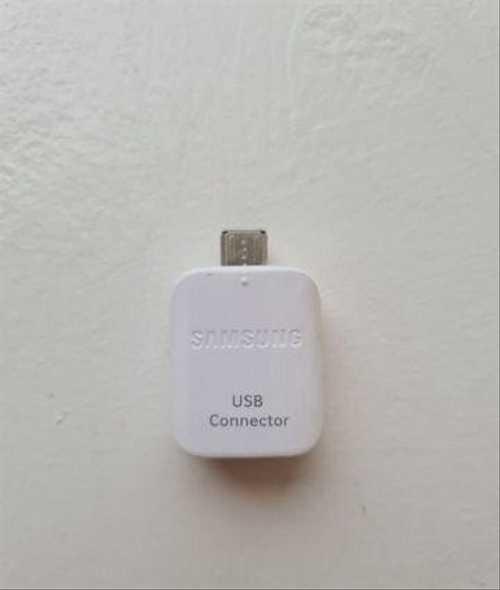 Переходник samsung USB connector: USB - micro USB