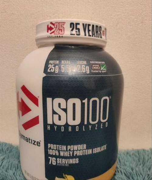 Протеин Dymatize ISO100 2.23 кг (76 порций) изоля