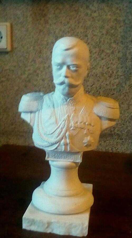 Бюст статуэтка Николая II новодел