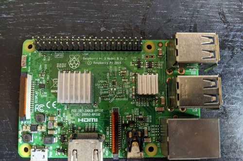 Микро-компьютер Raspberry pi 3 model b v1.2