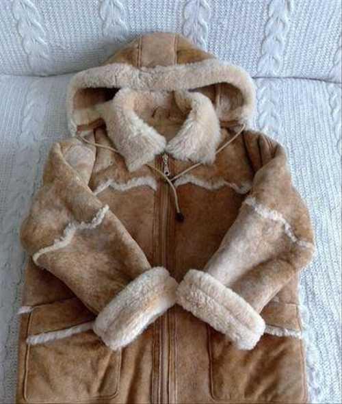 Детская зимняя куртка - натуральная дубленка