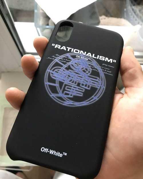 Чехол Off-White для iPhone XR “rationalism”