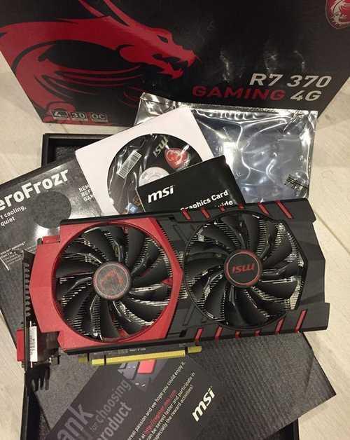 Продам MSI R7 370 4gb