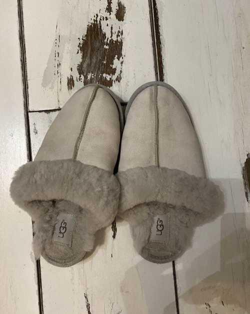 Домашние тапочки UGG /Угги серые