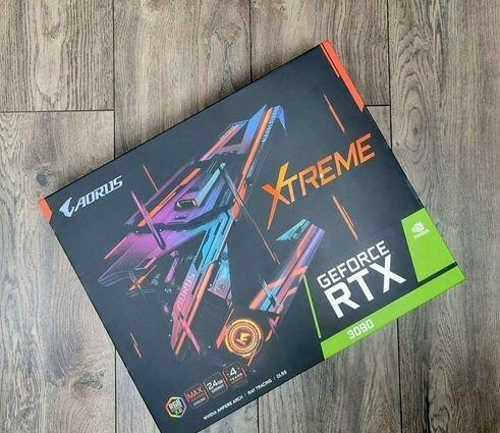 Коробка видеокарты Gigabyte aorus Xtreme RTX3090