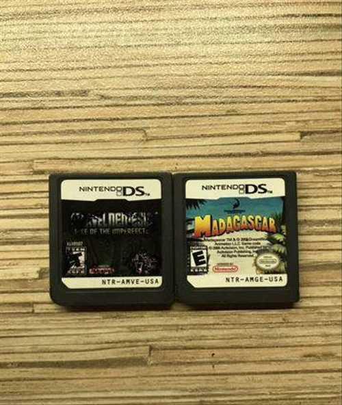 Nintendo ds Madagascar & Marvel nemesis