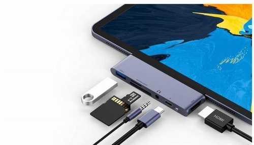 USB C Hub for iPad Pro 2021 2020 2018 iPad Air 4