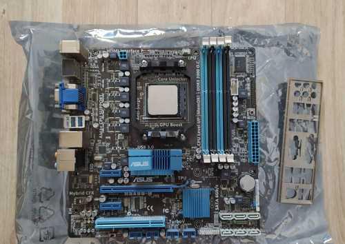 Материнская плата Asus M5A88-M + AMD FX 4170