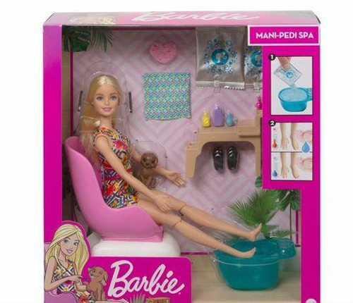 Игровой набор Mattel Barbie набор для маникюра педикюра GHN07